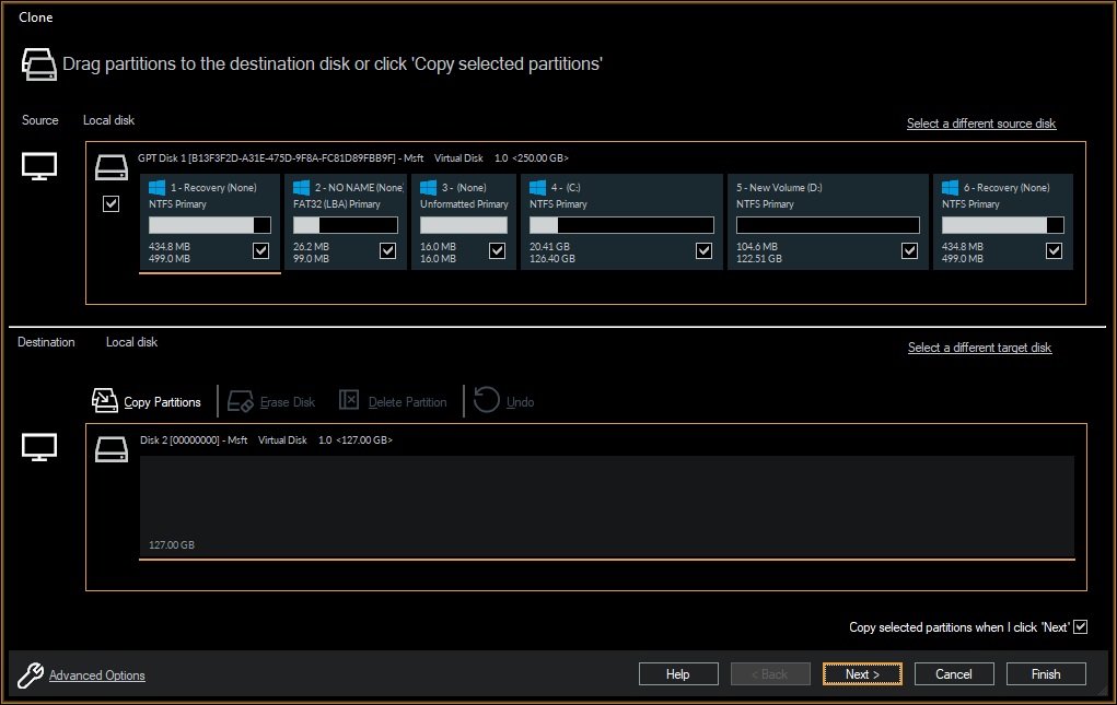 _RESTORE_CLONE_PARTITION_RESIZE - KnowledgeBase v7.2 - Macrium Reflect Knowledgebase ...