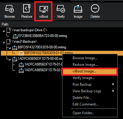 _VIBOOT_VB - KnowledgeBase v7.2 - Macrium Reflect Knowledgebase - KnowledgeBase v7.2 - Macrium ...