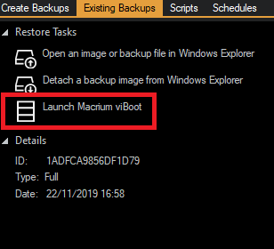 _VIBOOT_VB - KnowledgeBase v7.2 - Macrium Reflect Knowledgebase - KnowledgeBase v7.2 - Macrium ...