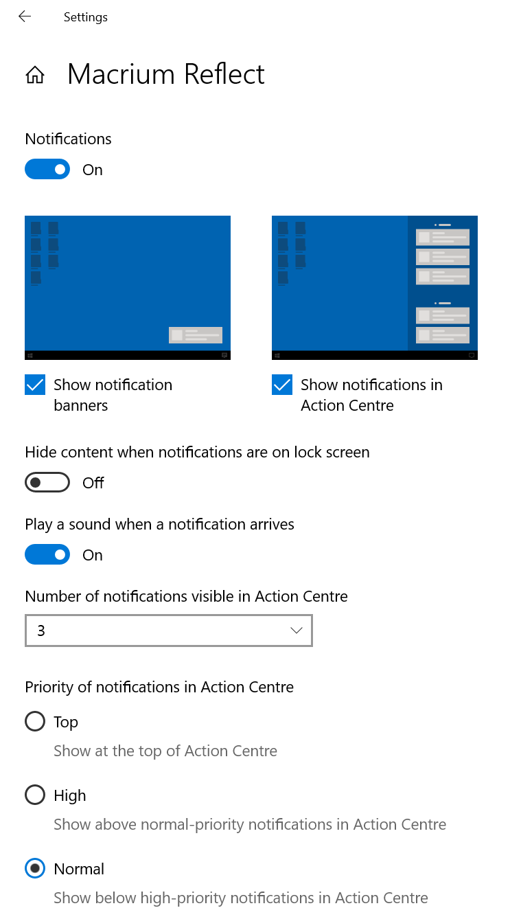 _WIN10_NOTIFICATIONS - Knowledgebase 8.0 - Macrium Reflect Knowledgebase