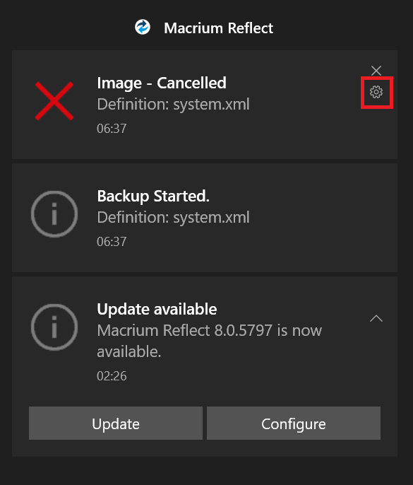 _WIN10_NOTIFICATIONS - Knowledgebase 8.0 - Macrium Reflect Knowledgebase