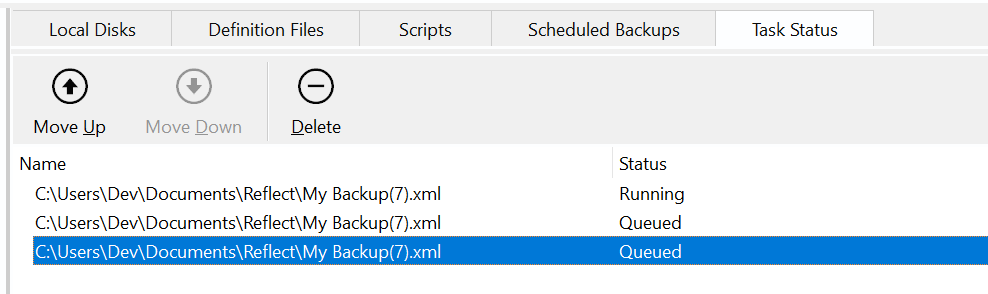 _BACKGROUND_TASKS_QUEUE - Knowledgebase 8.0 - Macrium Reflect Knowledgebase